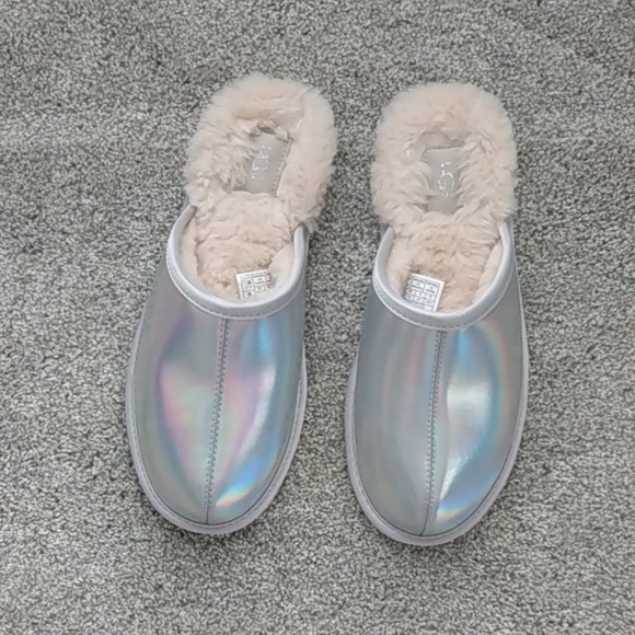 UGG | Shoes | Ugg Pearleholographic Iridescent Slide Onslipper | Poshmark
